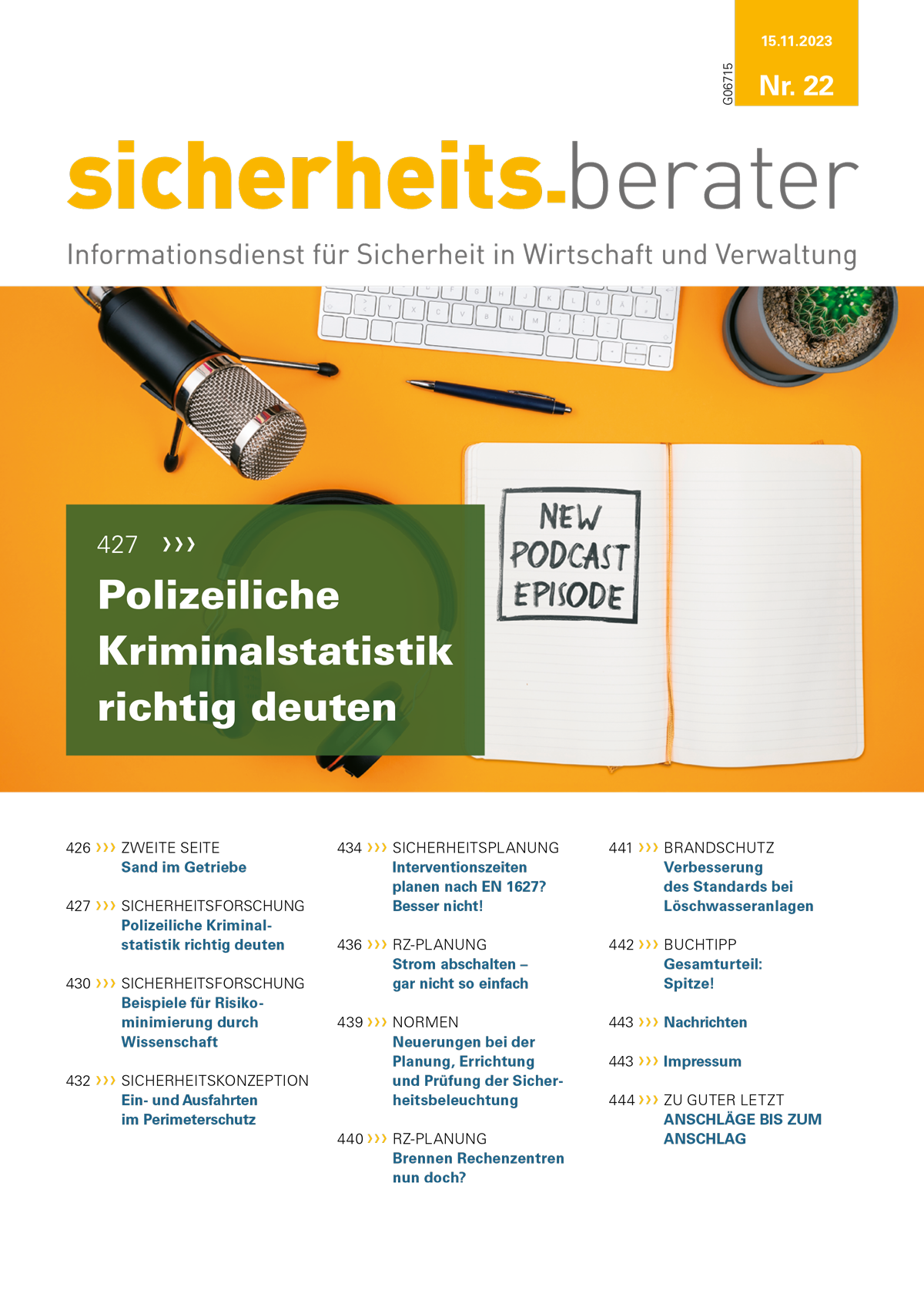 Ausgabe 22/2022 | Sicherheits-Berater